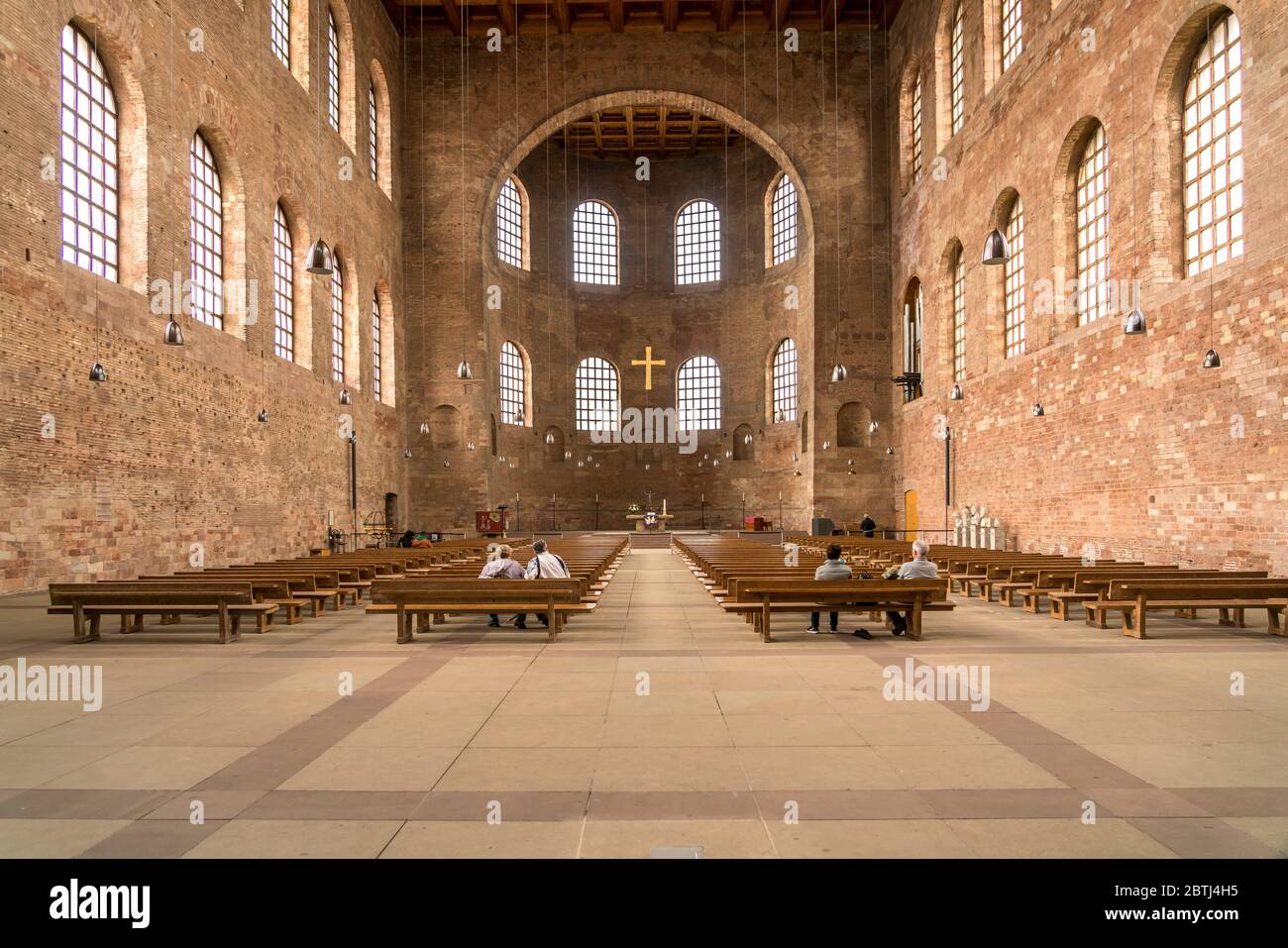 Innenraum der Konstantinbasilika in Trier, Rheinland-Pfalz, Deutschland ...