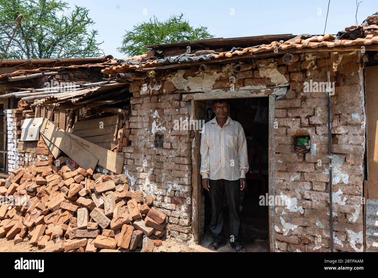 27. Mai 2020, Kolhapur, Maharashtra, Indien: Vasant Kamble, ein ...