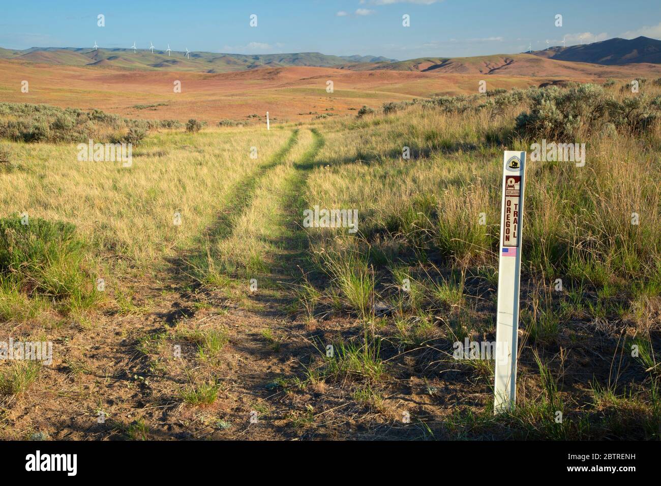 Oregon Trail Markierung entlang Birch Creek Furts, Oregon Trail ...