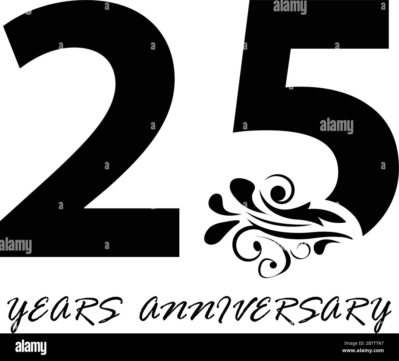 85 Jahre Jubiläum Vektor, Stil für Feier, Logo Vorlage Stock ...