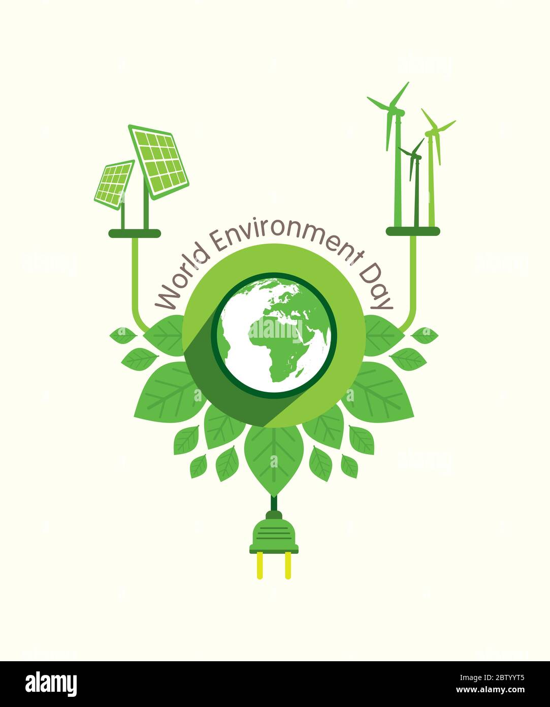 Kreative Vektor-Illustration der Welt Umwelt Tag Banner Design Stock ...