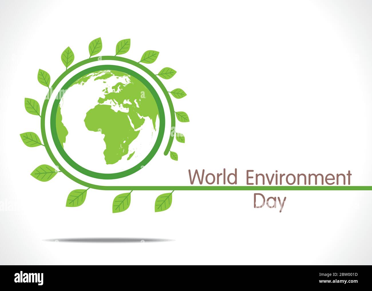 Kreative Vektor-Illustration der Welt Umwelt Tag Banner Design Stock ...