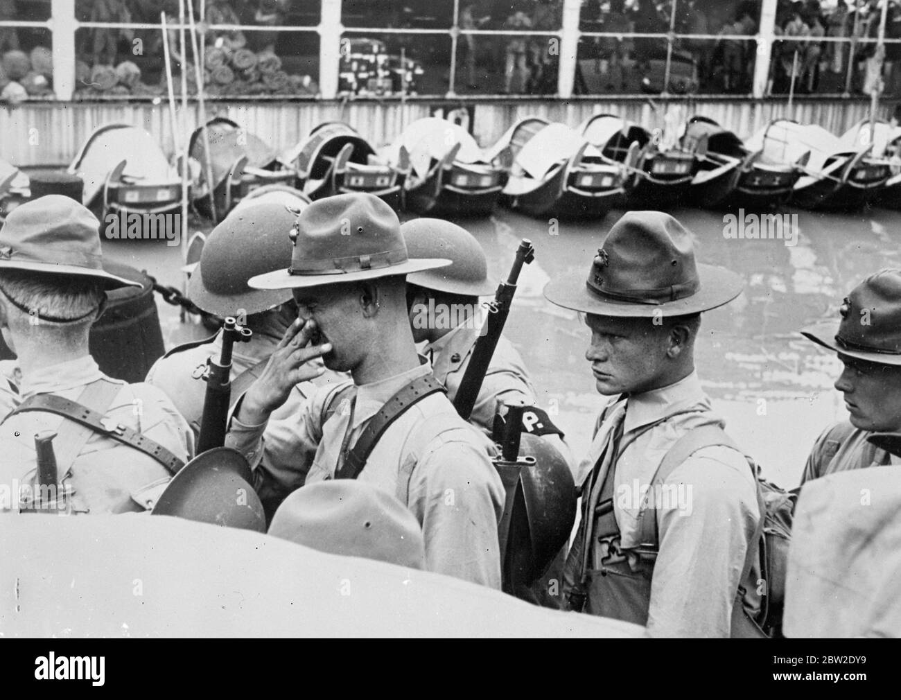 Marines angekommen -Fotos und -Bildmaterial in hoher Auflösung – Alamy