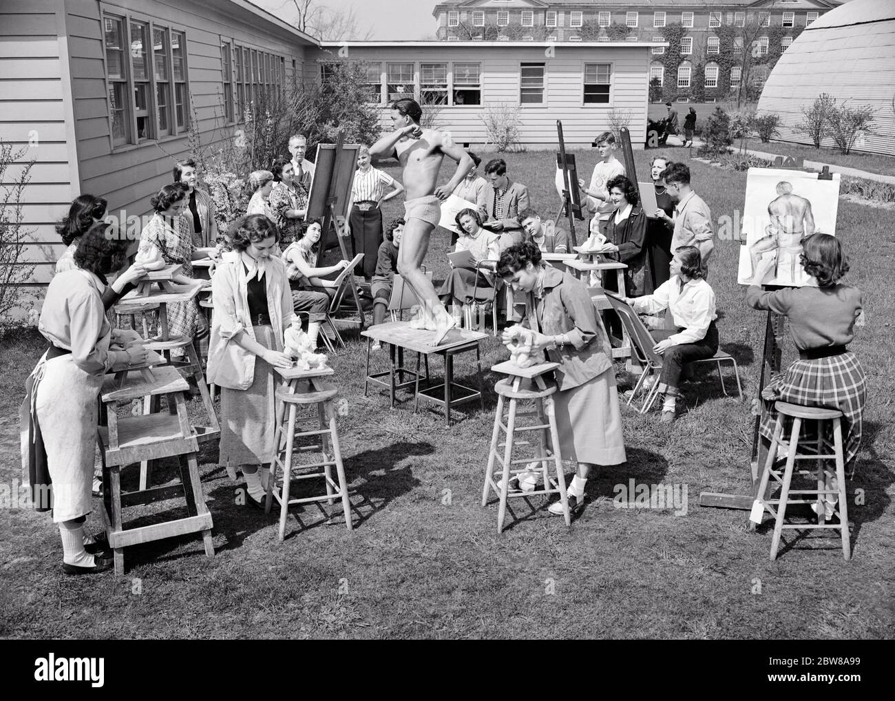 Leben in den 1950er jahren -Fotos und -Bildmaterial in hoher Auflösung ...