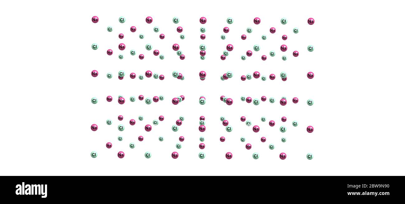 Natriumchlorid ist eine ionische Verbindung mit der chemischen Formel ...