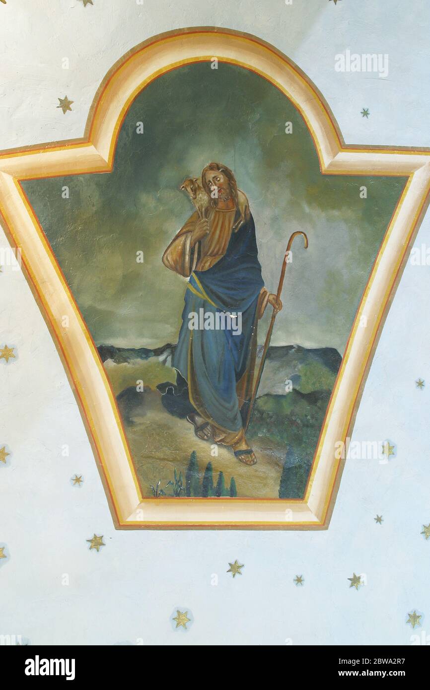Der gute hirte fresko -Fotos und -Bildmaterial in hoher Auflösung – Alamy