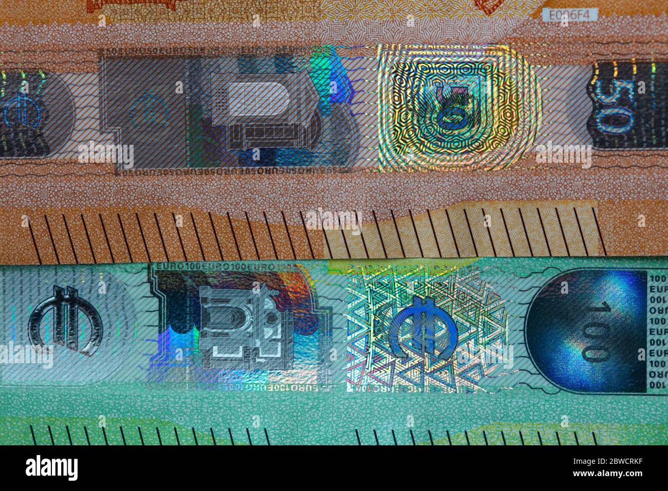50 Euro Note Hologram Euro Stockfotos und -bilder Kaufen - Alamy