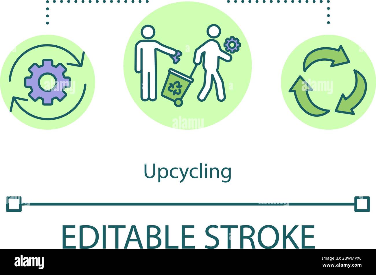Up cycling Stock-Vektorgrafiken kaufen - Alamy