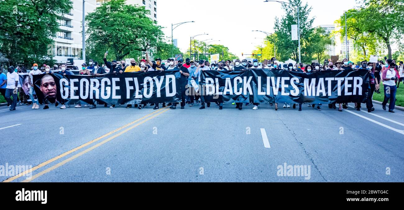 Chicagos Washington Park Nachbarschaft zeigt friedliche Proteste nach ... Chicagos Washington Park Nachbarschaft zeigt friedliche Proteste nach ...