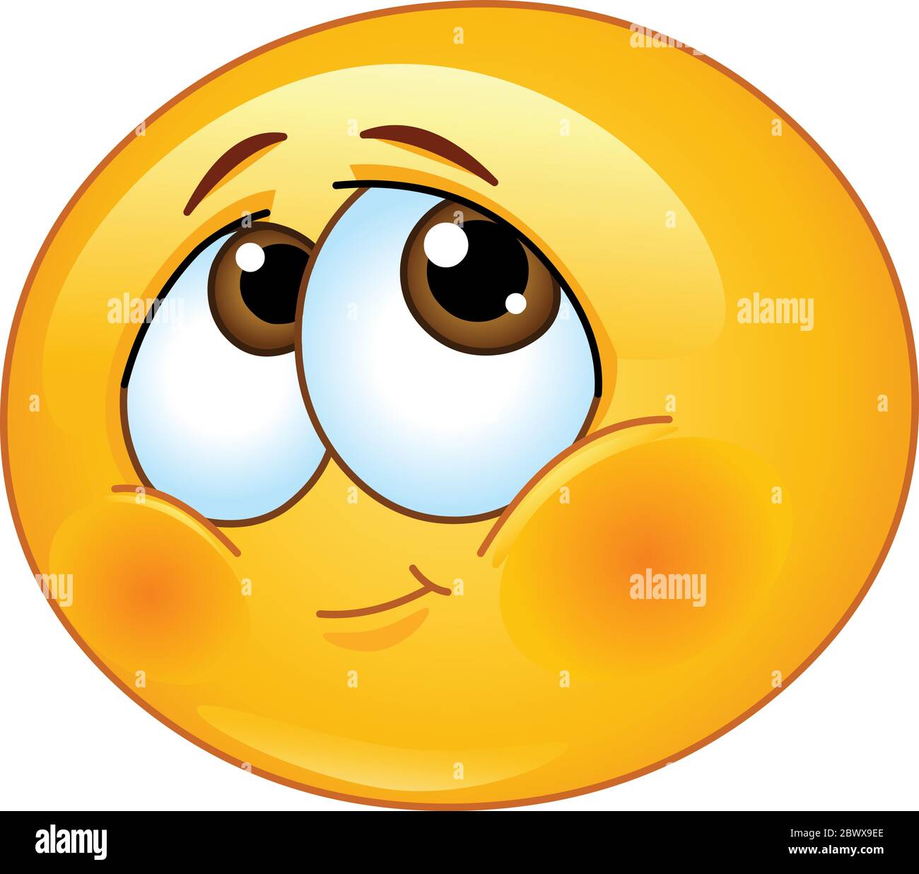 Schüchterne emoticon vektorvektoren -Fotos und -Bildmaterial in hoher ...