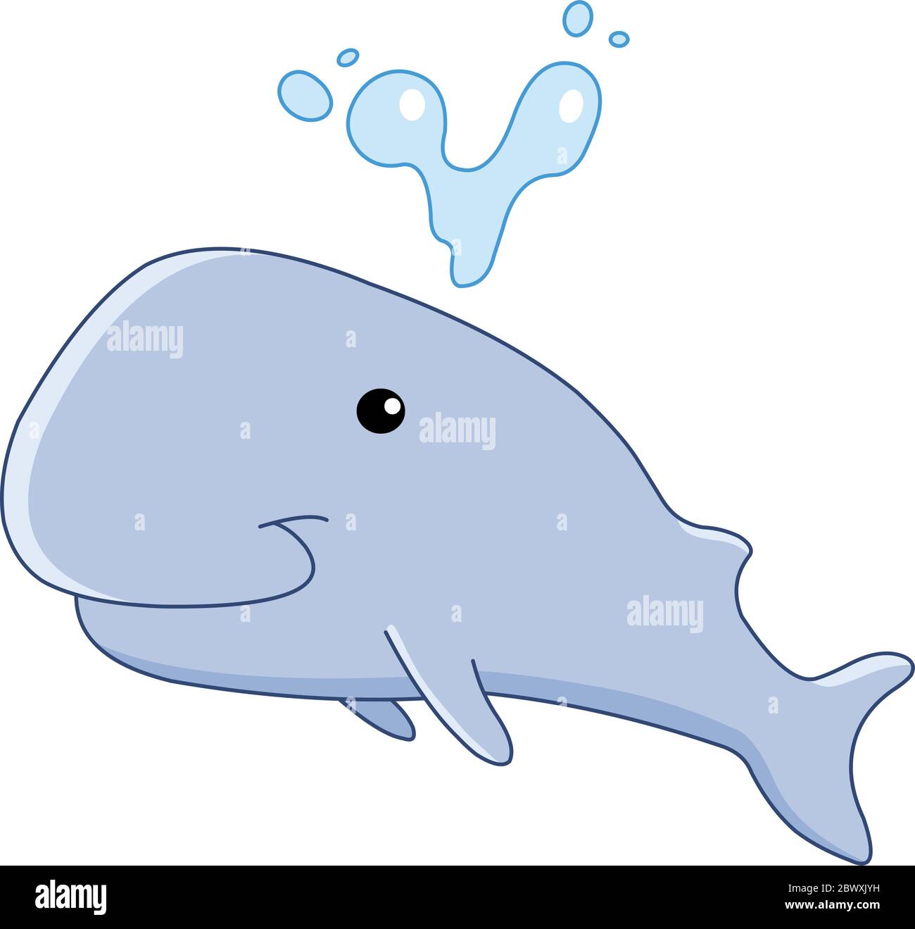 Cute whale baby icon vector -Fotos und -Bildmaterial in hoher Auflösung ...