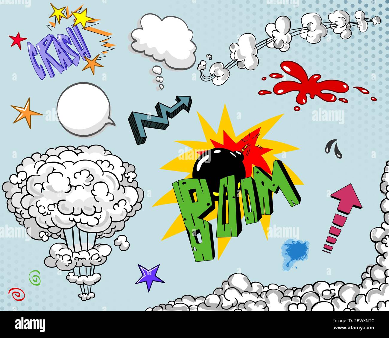 Boom comic -Fotos und -Bildmaterial in hoher Auflösung – Alamy