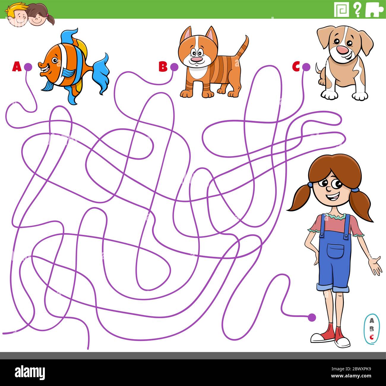 Comic mädchen -Fotos und -Bildmaterial in hoher Auflösung – Alamy