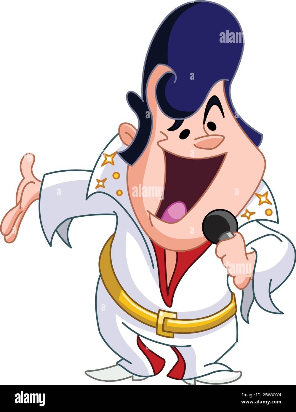 Male singer cartoon -Fotos und -Bildmaterial in hoher Auflösung – Alamy