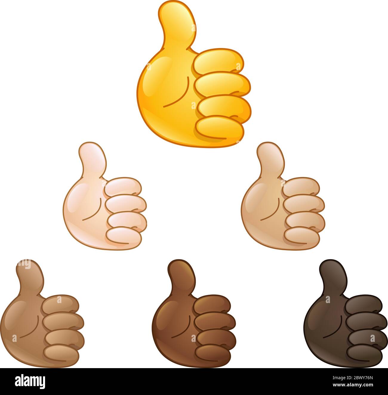 Daumen Hoch Emoji 894 Thumbs Up Emoji High Res Illustrations Getty