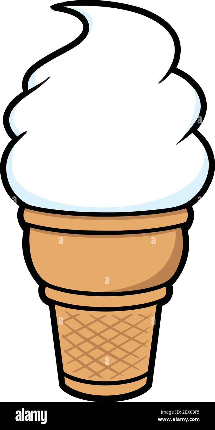 Eis Symbol - EINE Cartoon-Illustration eines Eis Symbol Stock ...