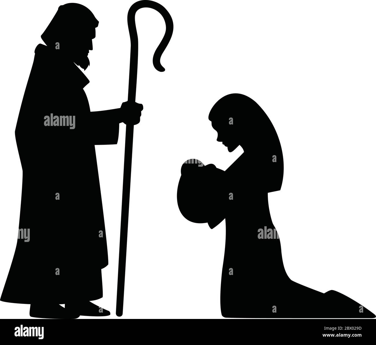 Maria josef and jesus Ausgeschnittene Stockfotos und -bilder - Alamy