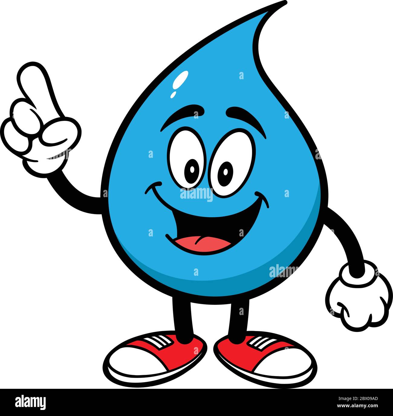 Cartoon water drop -Fotos und -Bildmaterial in hoher Auflösung – Alamy