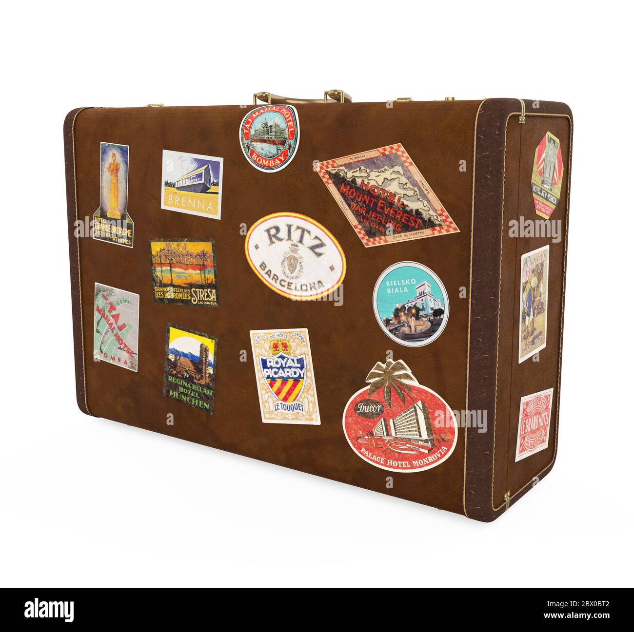 Vintage travel stickers -Fotos und -Bildmaterial in hoher Auflösung – Alamy