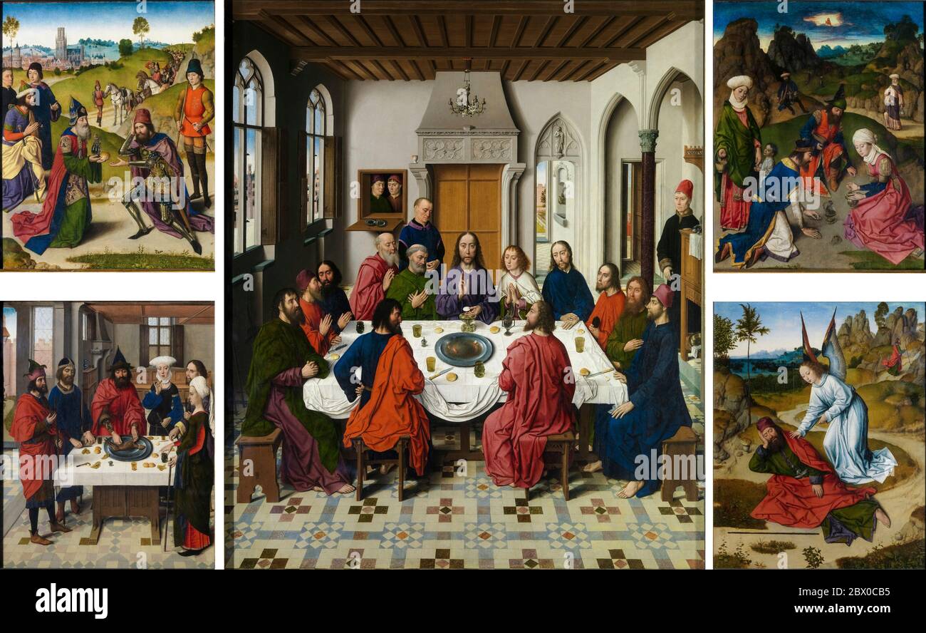 Triptychon beim letzten abendmahl Stockfotos und -bilder Kaufen - Alamy