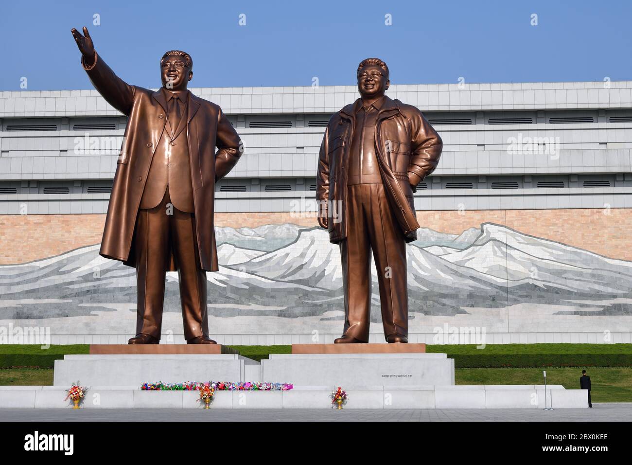 Pjöngjang, Nordkorea - 1. Mai 2019: Mansudae Monument. Mansudae ist das angesehenste Denkmal der ...