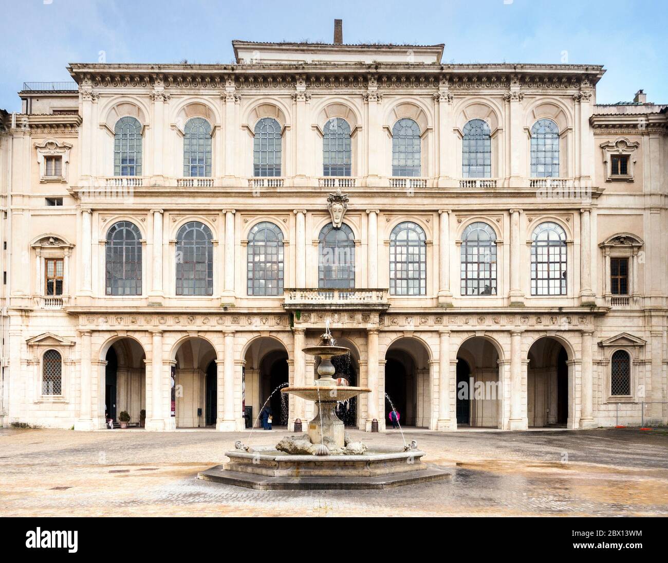 Der Palazzo Barberini ist ein Palast aus dem 17. Jahrhundert in Rom, in ...
