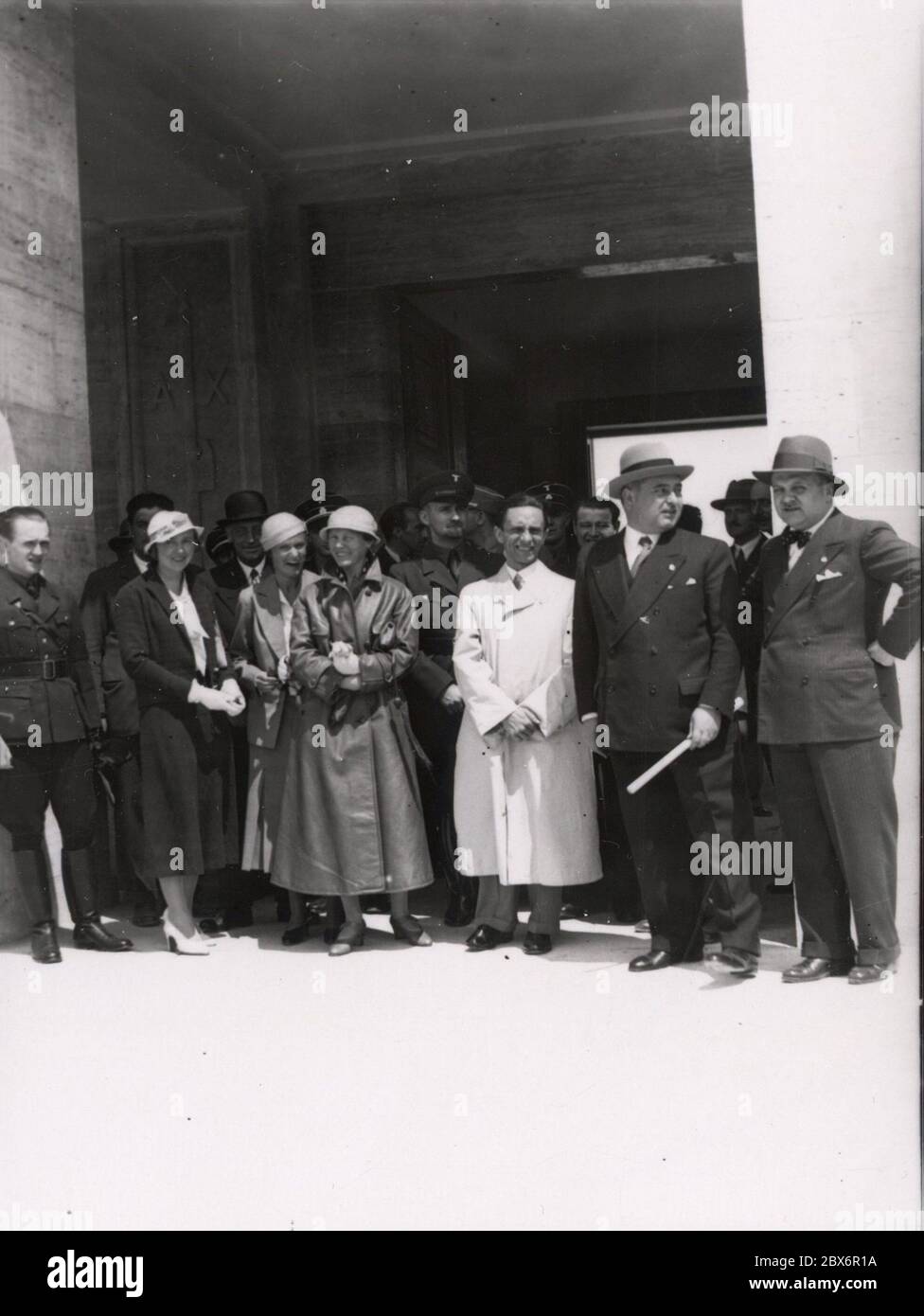 Goebbels Italienbesuch Heinrich Hoffmann fotografiert 1933 Adolf ...