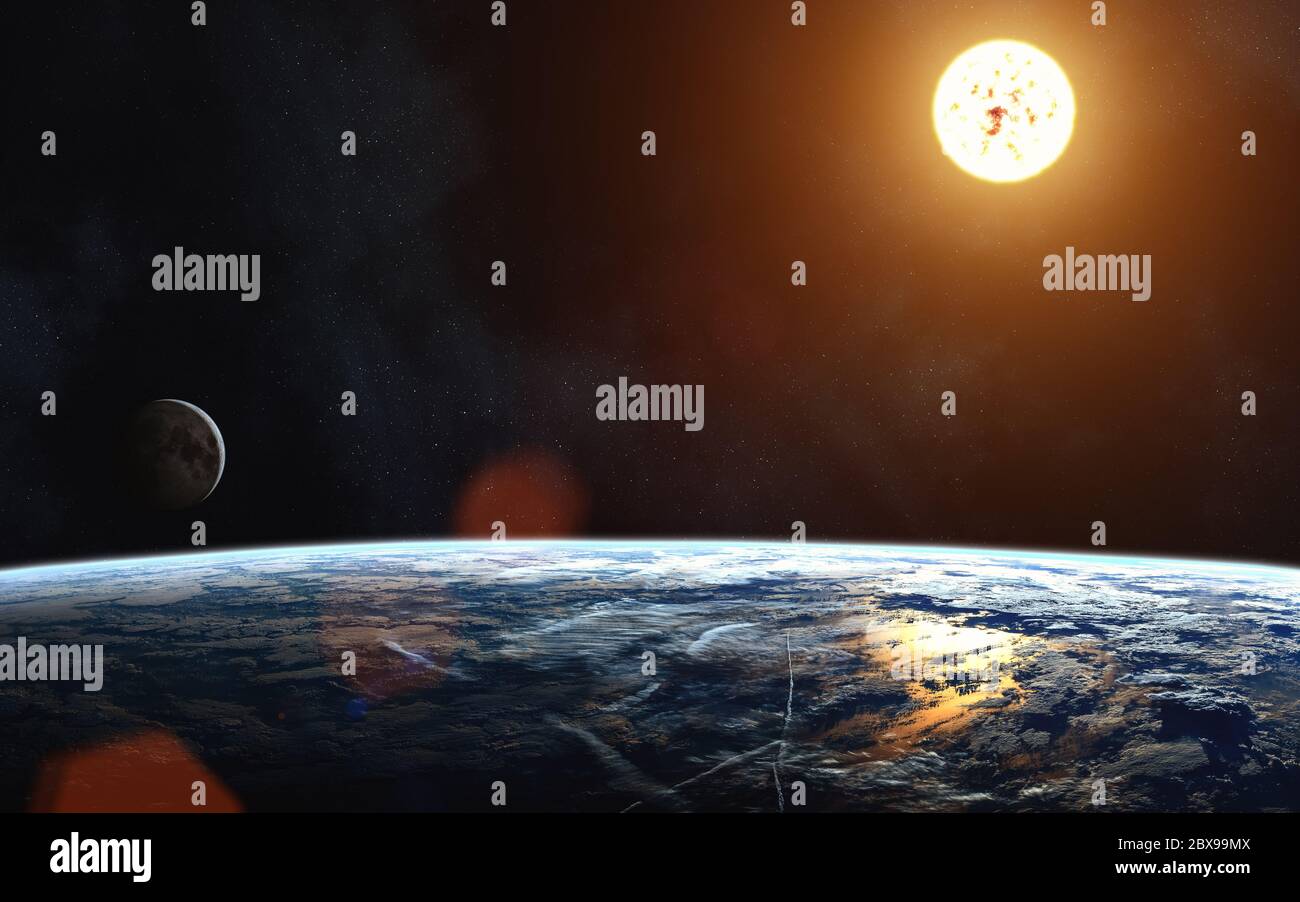 Erde sonne mond -Fotos und -Bildmaterial in hoher Auflösung – Alamy
