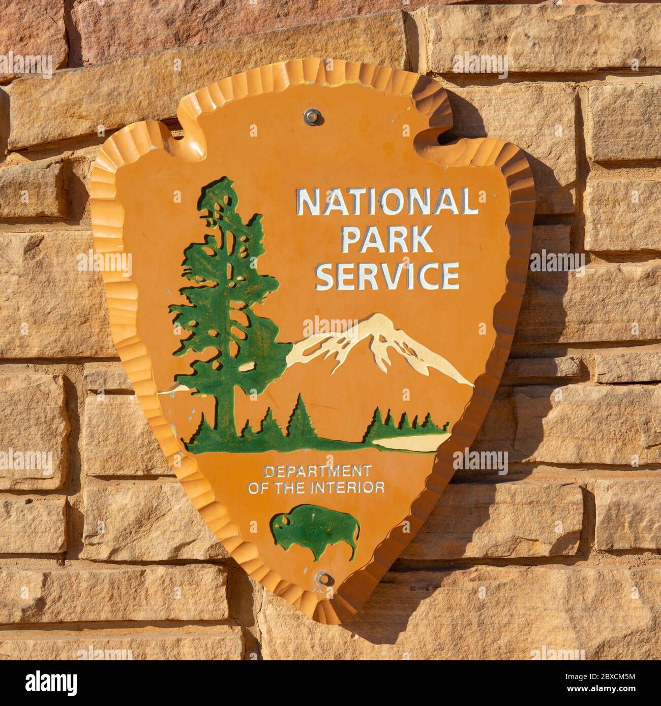 Entrance sign arches national park -Fotos und -Bildmaterial in hoher ...