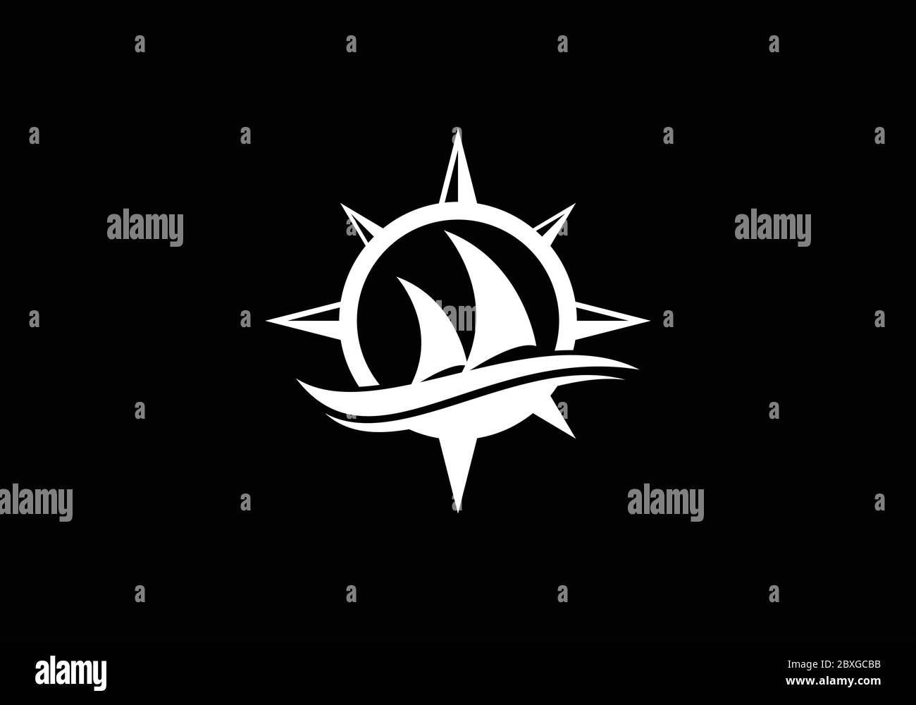 Schiffslogo, Kreuzfahrtschiff Logo Design Vektor Vorlage, Boot Zeichen ...