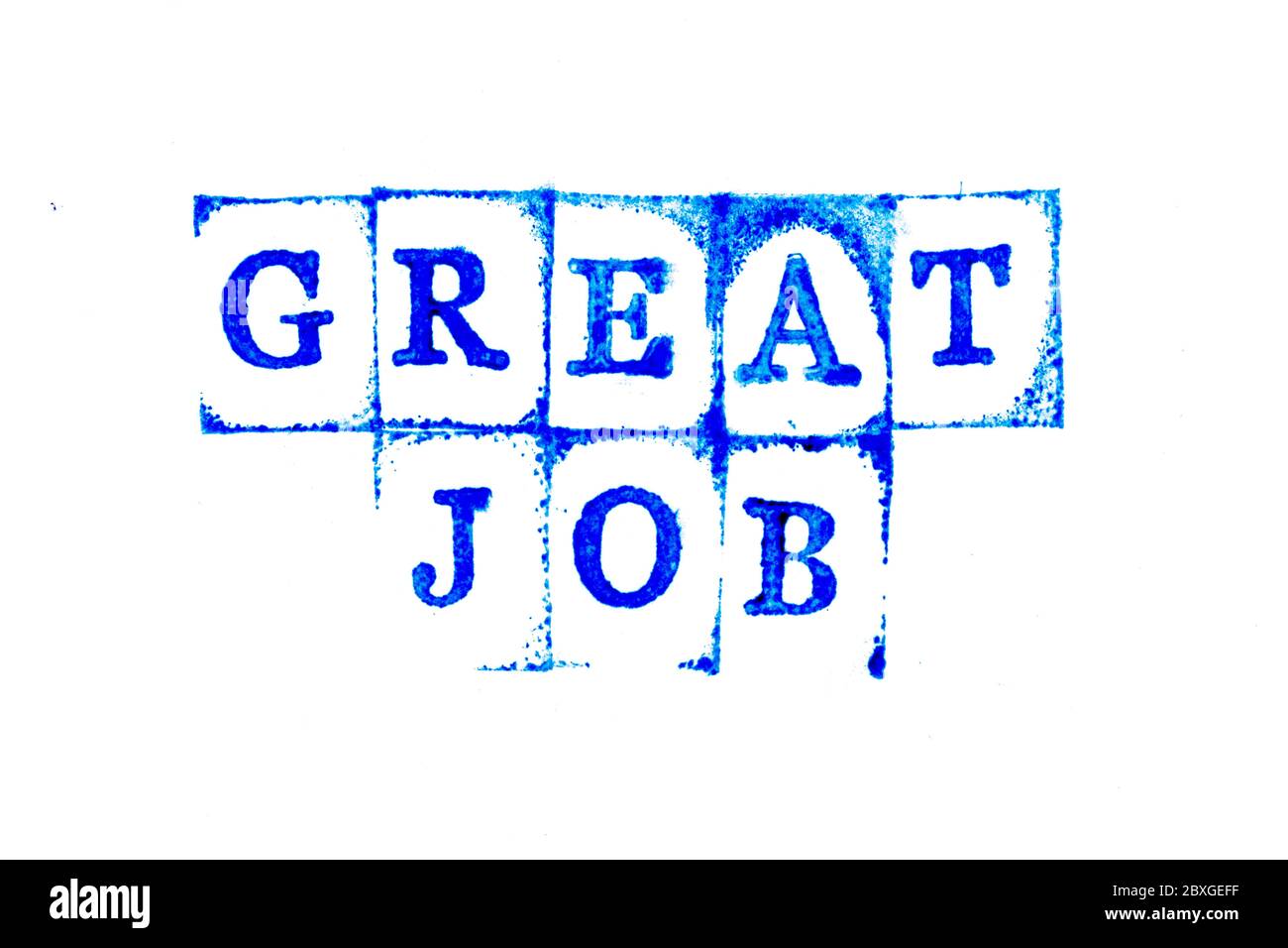 Good job stamp -Fotos und -Bildmaterial in hoher Auflösung – Alamy