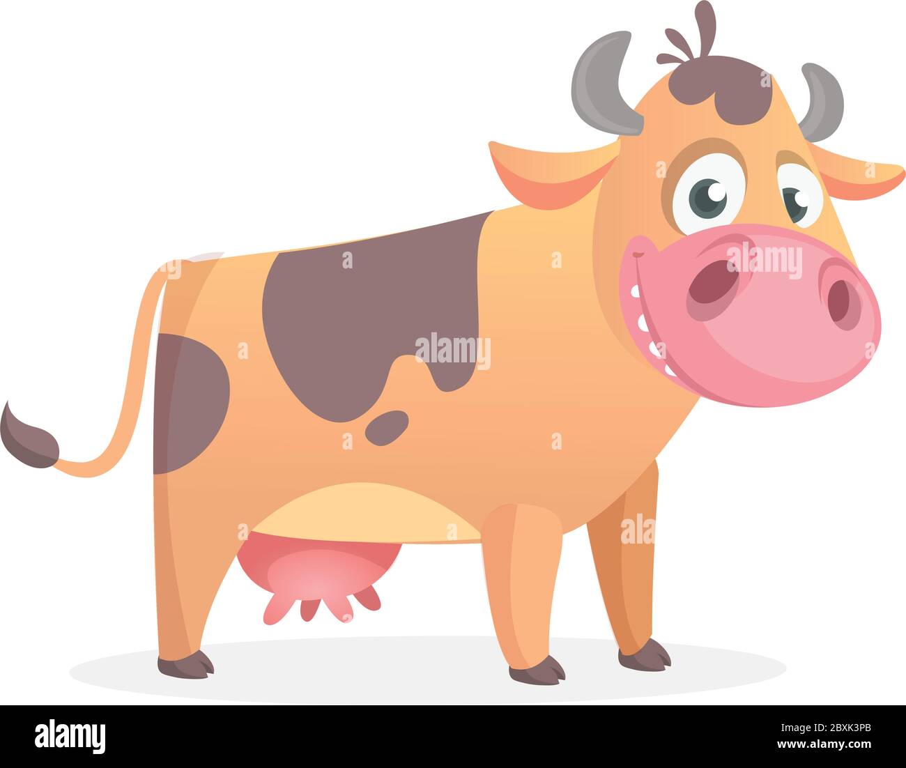 Cartoon Kuh Stockfotos und -bilder Kaufen - Alamy