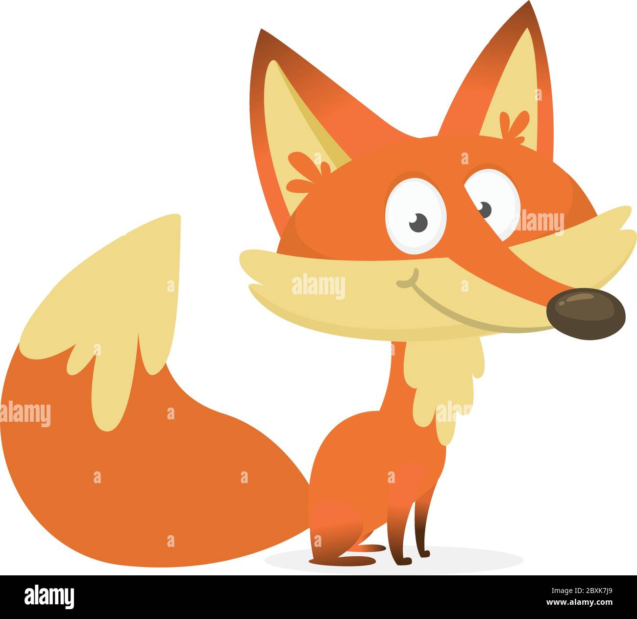 Cartoon Fuchs Vektor Vektoren Stockfotos und -bilder Kaufen - Alamy