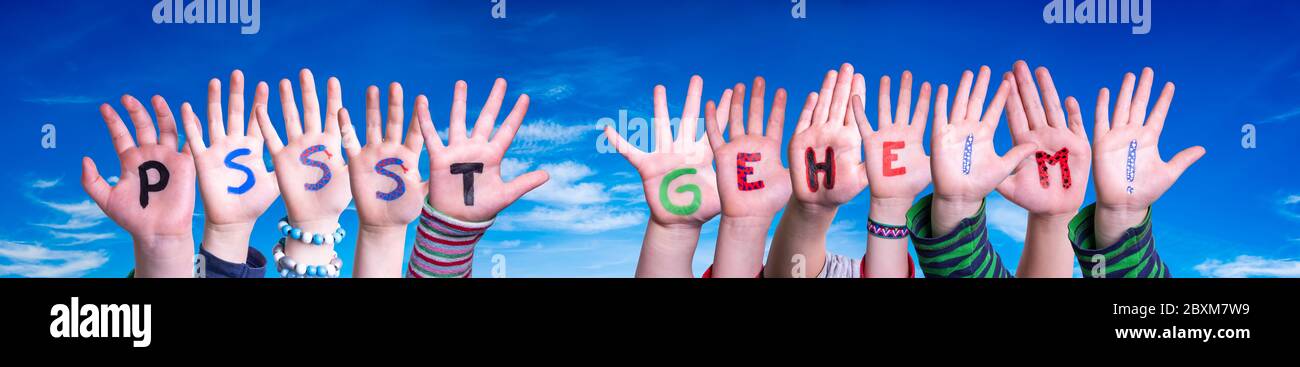 Pssst geheim -Fotos und -Bildmaterial in hoher Auflösung – Alamy