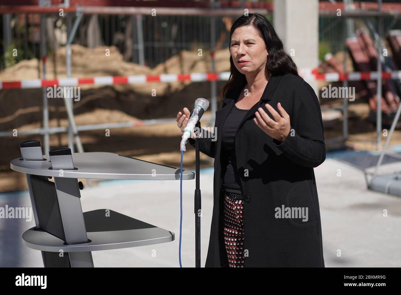 Berlin, Deutschland. Juni 2020. Sandra Scheeres (SPD), Senatorin für ...