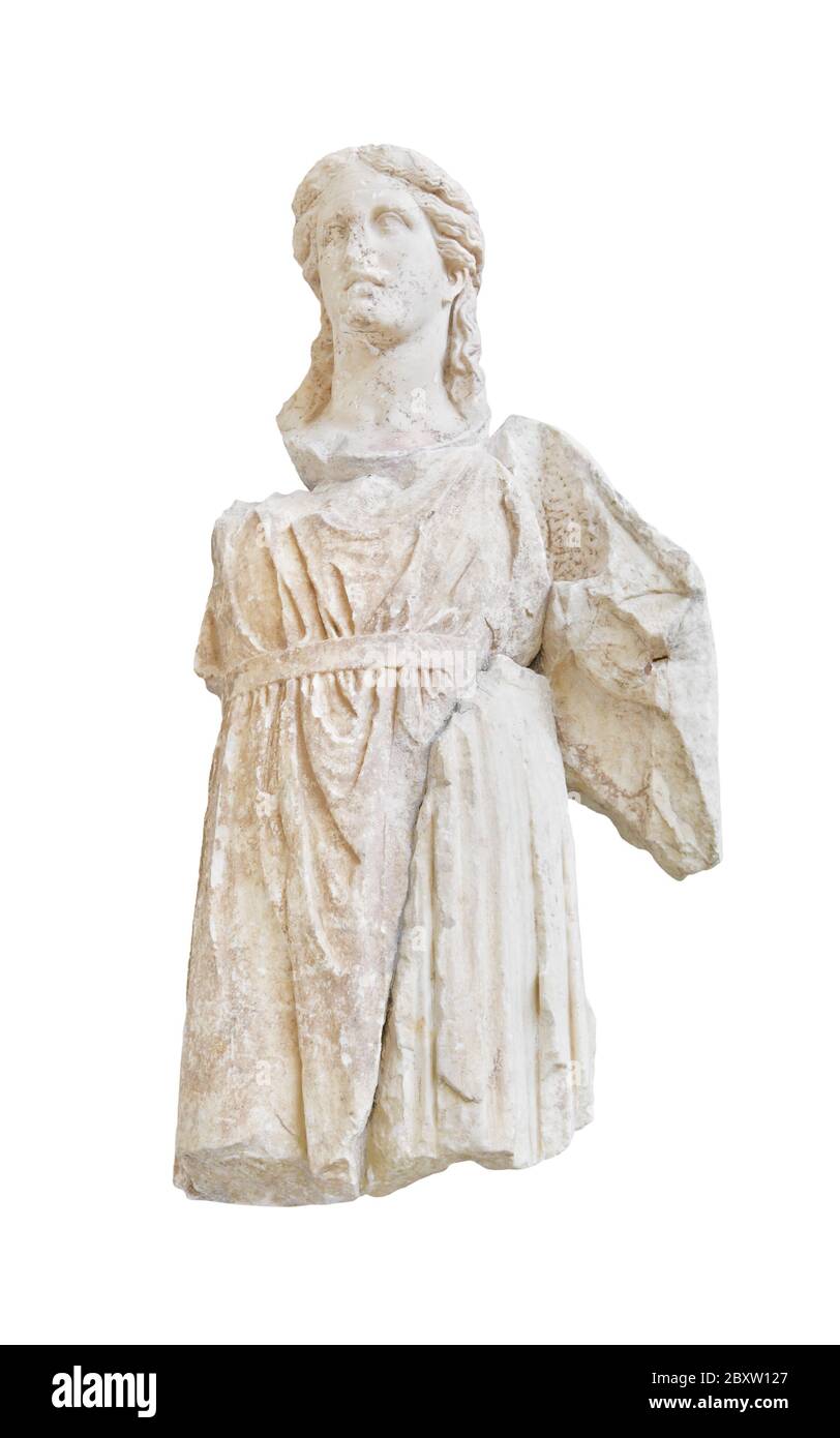 Statue in Delphi museum Stockfotografie - Alamy