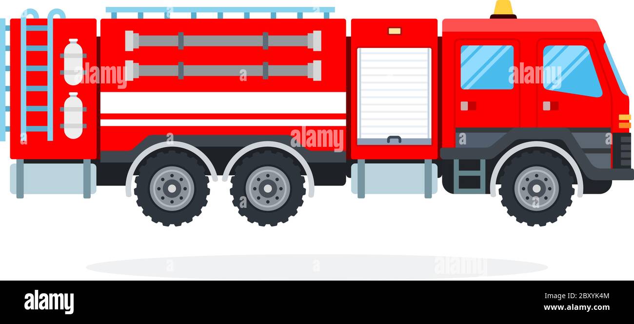 Rotes einsatzfahrzeug Stock-Vektorgrafiken kaufen - Alamy