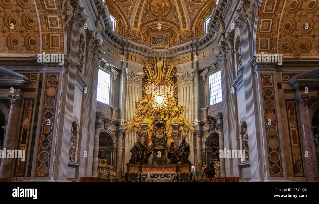 Peters basilica apse -Fotos und -Bildmaterial in hoher Auflösung – Alamy