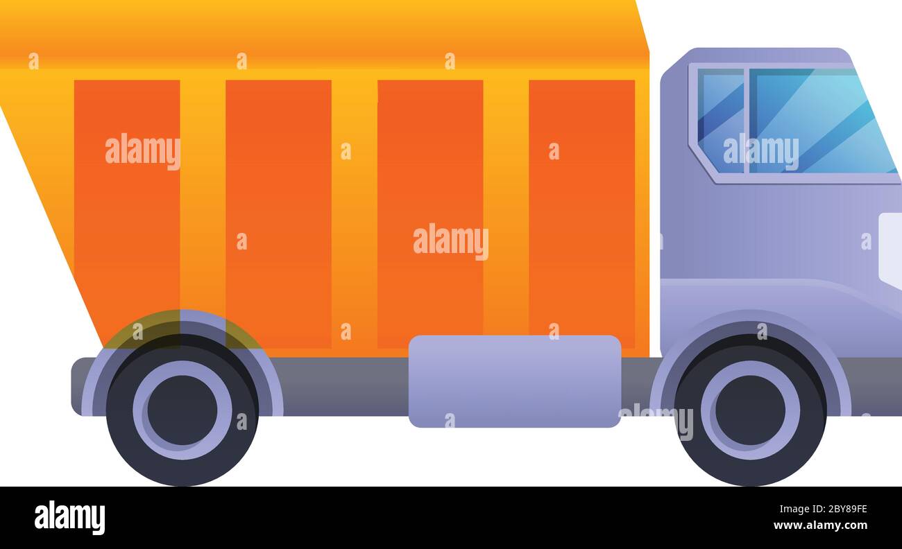 Tipper-Symbol. Cartoon von Kipper Vektor-Symbol für Web-Design isoliert ...