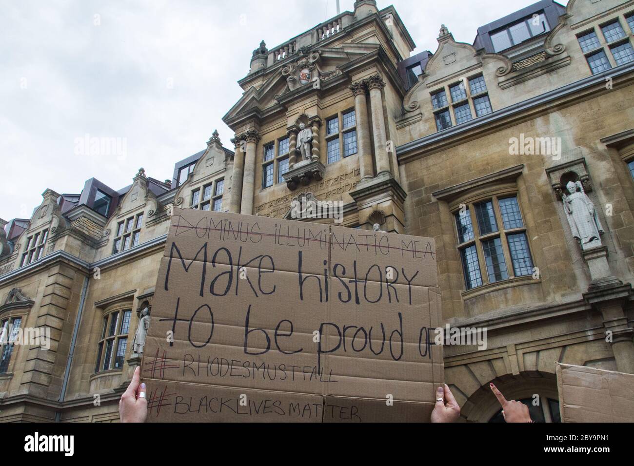 Oxford, Großbritannien 9. Juni 2020, Großbritannien. Wahlkämpfer von ...