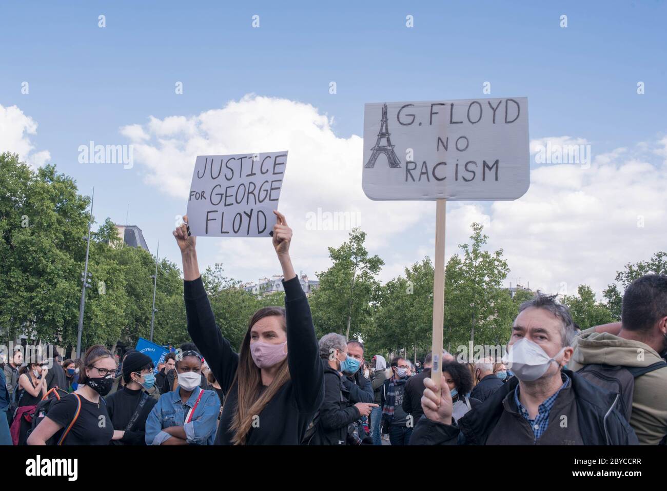 Rassemblement organisieren par sos racisme en hommage a -Fotos und ...