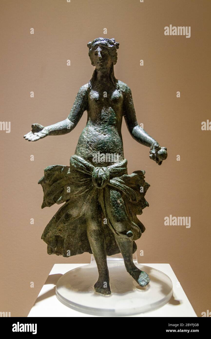 Bronzeguine der Venus, der römischen Göttin der Liebe, ausgestellt im ...