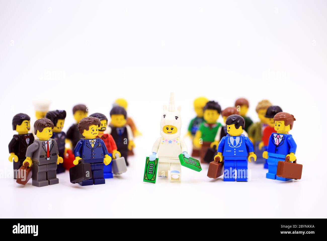 Hong Kong/China, Mai 25 2020: Studio shot von Lego Menschen ...