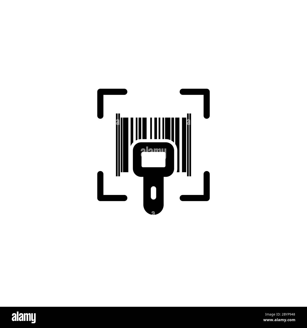 Strichcode auf weißem hintergrund Stock-Vektorgrafiken kaufen - Alamy