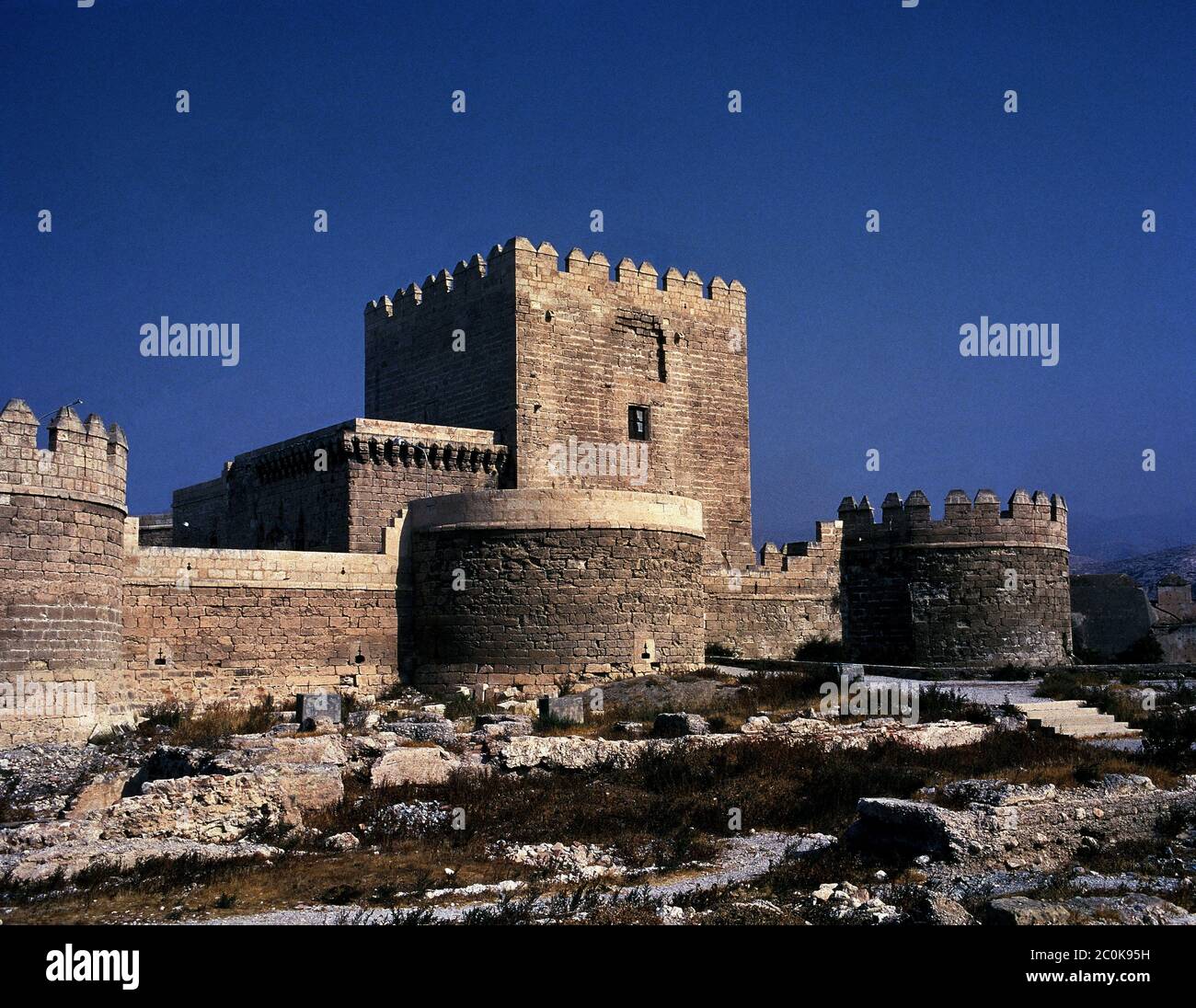 ALCAZABA DE ALMERIA - FORTIFICACION DE EPOCA MUSULMANA CONSTRUIDA EN EL ...
