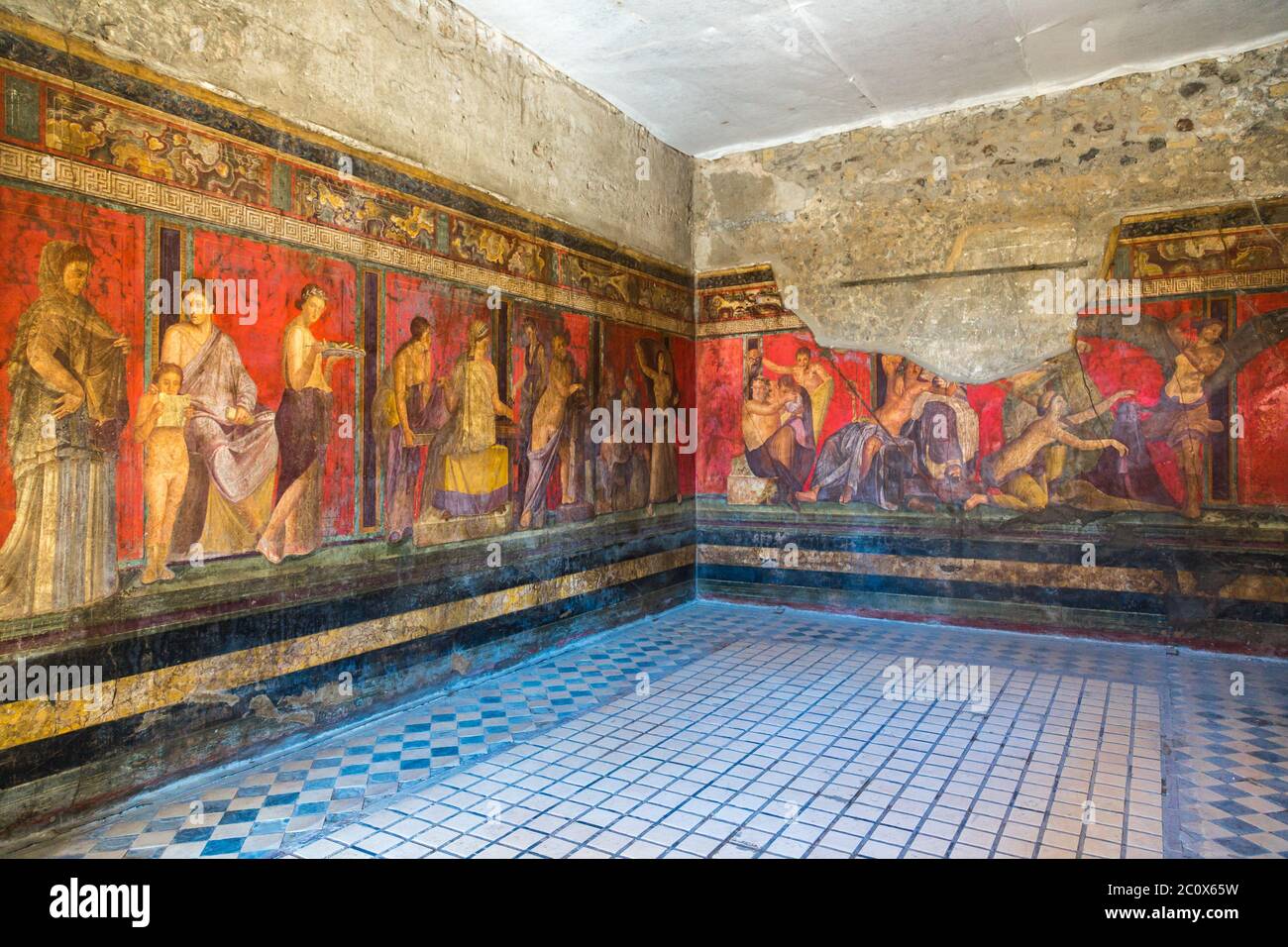 Römische wandmalereien pompeji -Fotos und -Bildmaterial in hoher ...