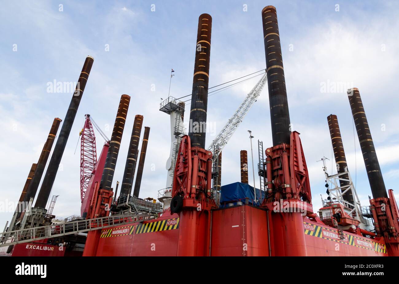 Excalibur Bohrgerät das größte in der Fugro Flotte von Jack-up-Barges ...