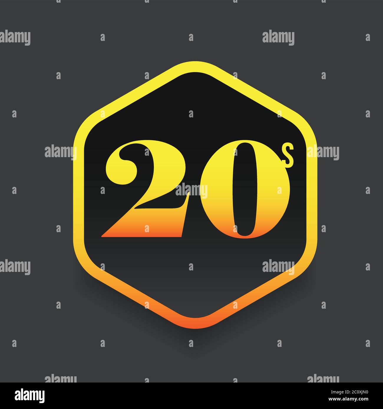 Zwanziger Stock Vektorgrafiken Kaufen Alamy