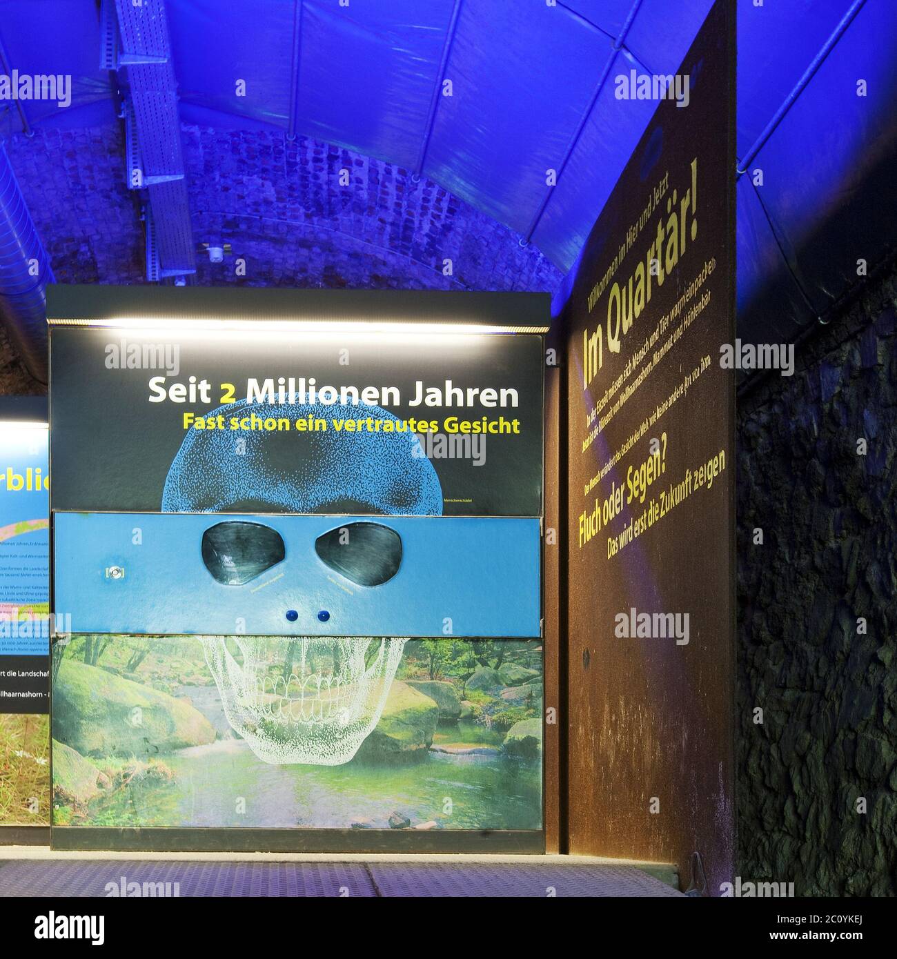 Museum timetunnel in einem ehemaligen Bergbau Tunnel der Bochumer Bruch ...