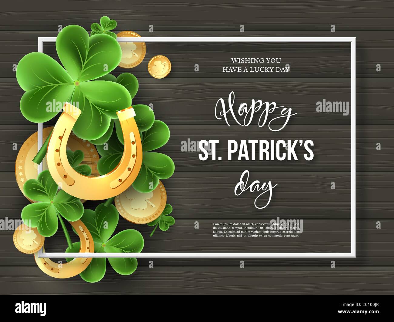 Glueckssymbol glueck gluecksbringer kleeblatt Stock-Vektorgrafiken kaufen - Alamy